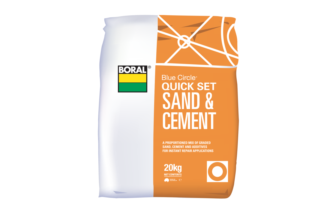 Quick Set Sand & Cement | Boral